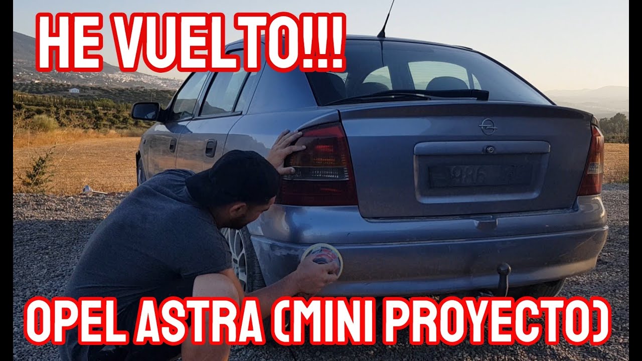 🔴OPEL ASTRA!! MINI PROYECTO//Pintamos paragolpes delantero y trasero ...