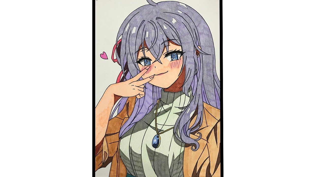 How To Draw Alya From Alya Sometimes Hides Her Feelings in Russian ...