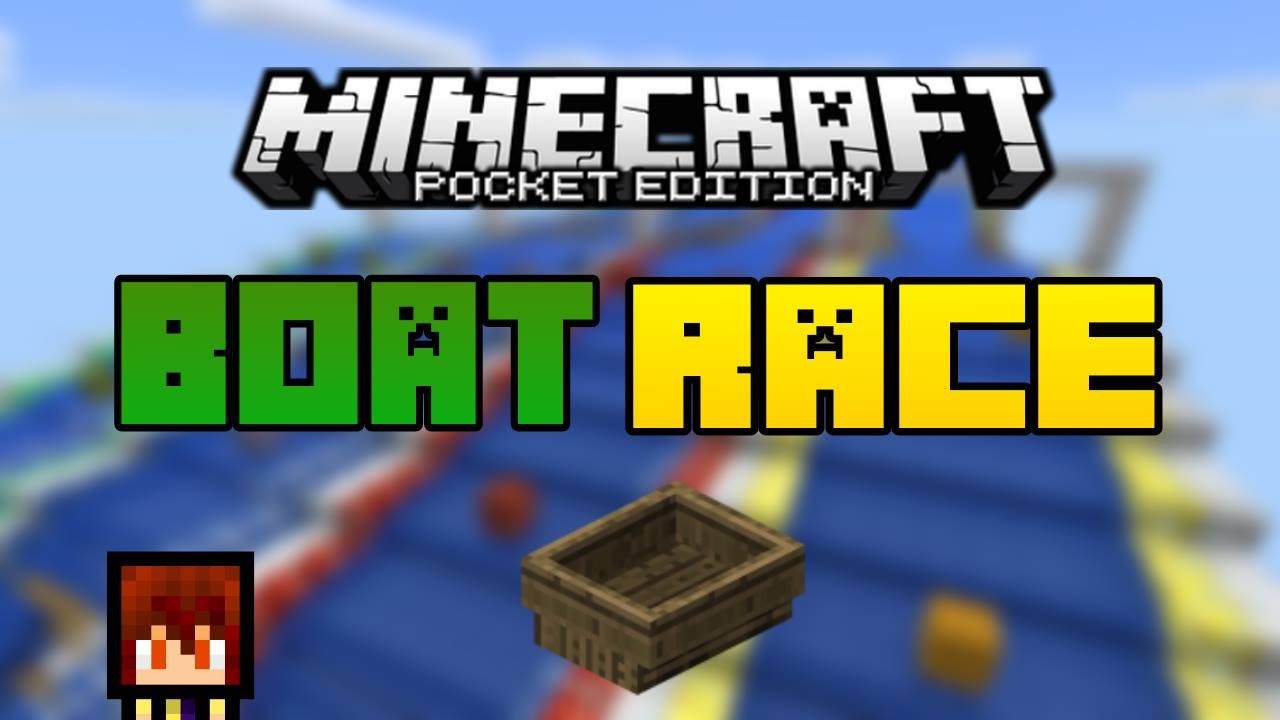 Minecraft Pocket Edition | Boat race map - YouTube