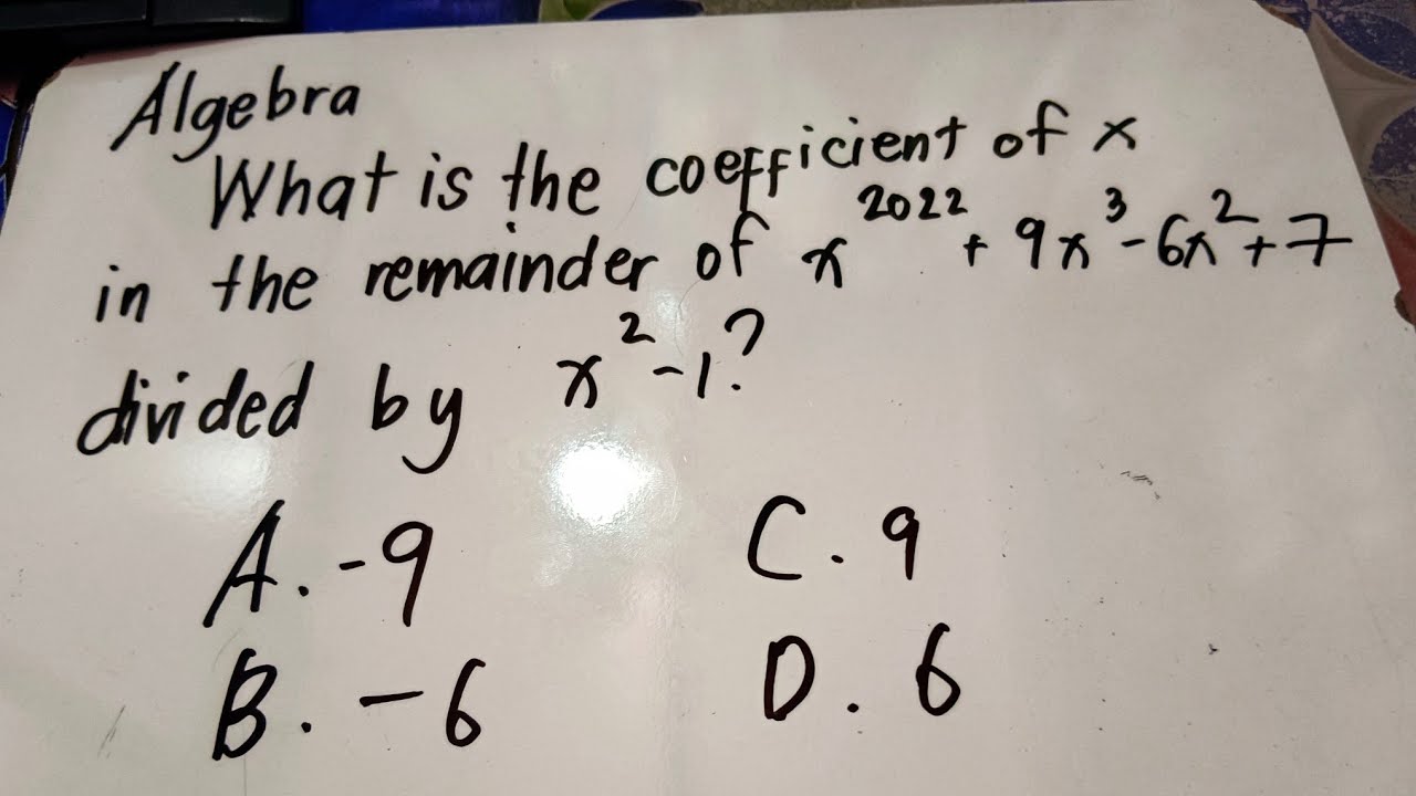Engineering Mathematics: Algebra - YouTube
