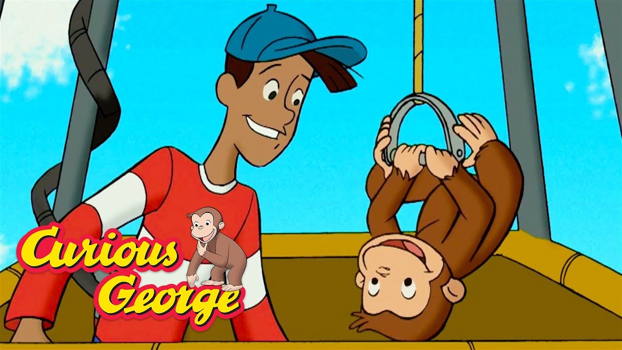 George and Bill Float Away! 🐵 Curious George 🐵 Kids Cartoon 🐵 Kids ...