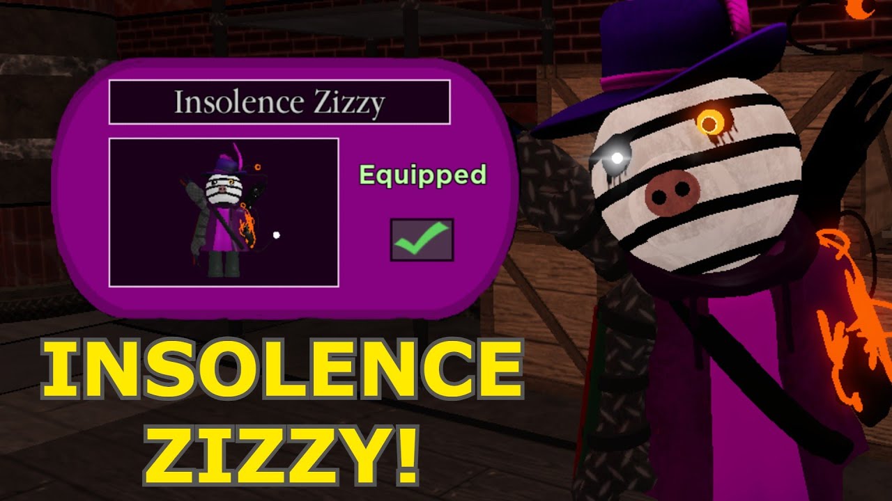 How to get the INSOLENCE ZIZZY SKIN in PIGGY: THE LOST BOOK! - Roblox ...
