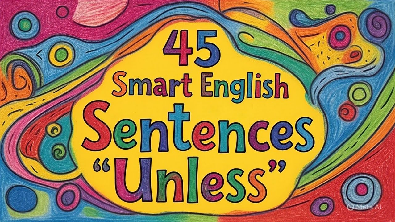 "45 Smart English Sentences Using 'Unless' | Daily English Practice ...