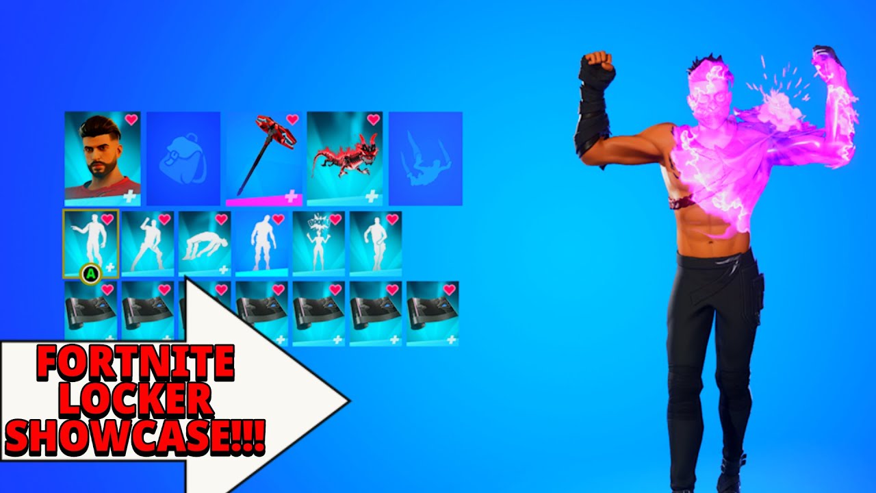 Touring My Fortnite Locker!!!! (Chapter 4 Season 1) 2 RARE SKINS ...