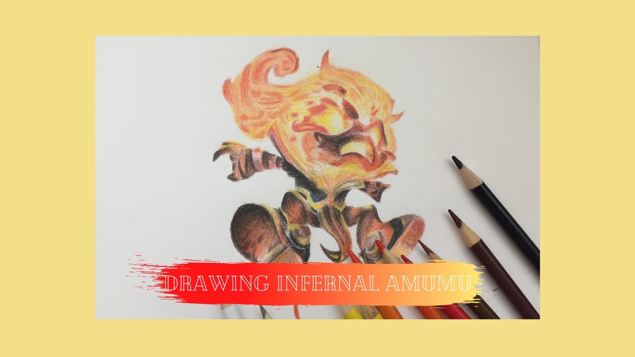 🔥 Drawing League of Legends Infernal Amumu - YouTube