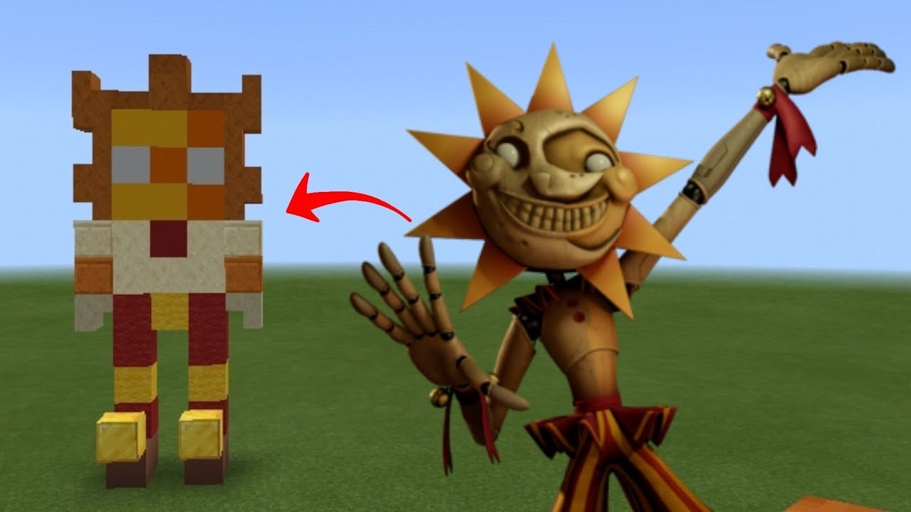 How to Build Sundrop From Fnaf Security Breach *EASY* - YouTube
