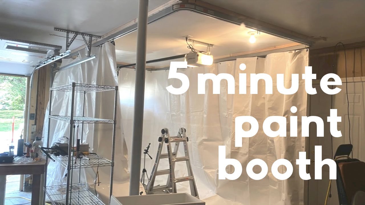 Building a paint booth in 5 minutes - YouTube