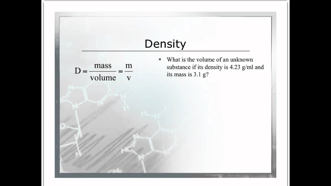 Unit 1 Video 8 Temperature and Density - YouTube