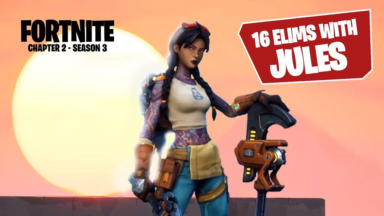FORTNITE - JULES GAMEPLAY (16 ELIMINATIONS) - YouTube