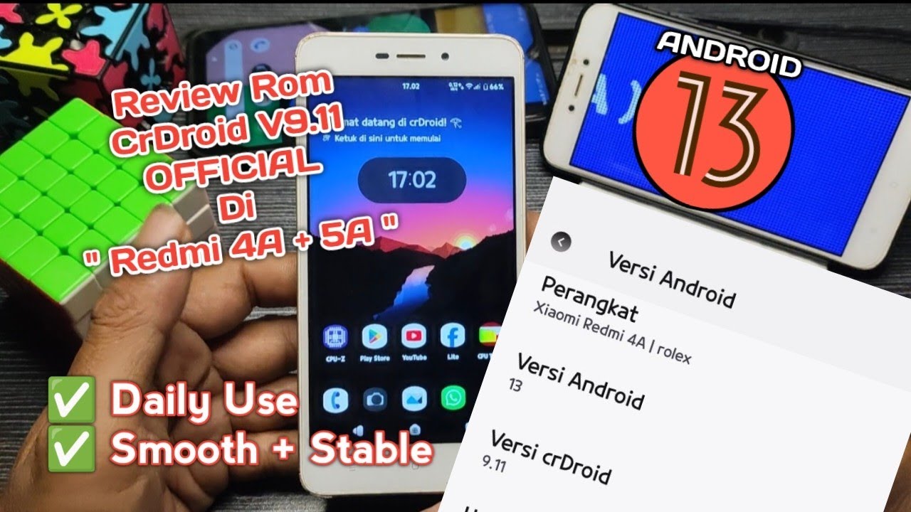 Review ROM CrDroid V9.11 OFFICIAL Di Redmi 4A + 5A.. Based Android 13 ...