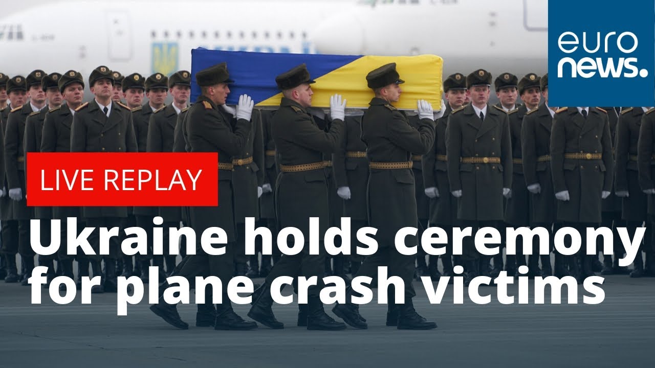 Ukraine holds ceremony for plane crash victims | LIVE - YouTube