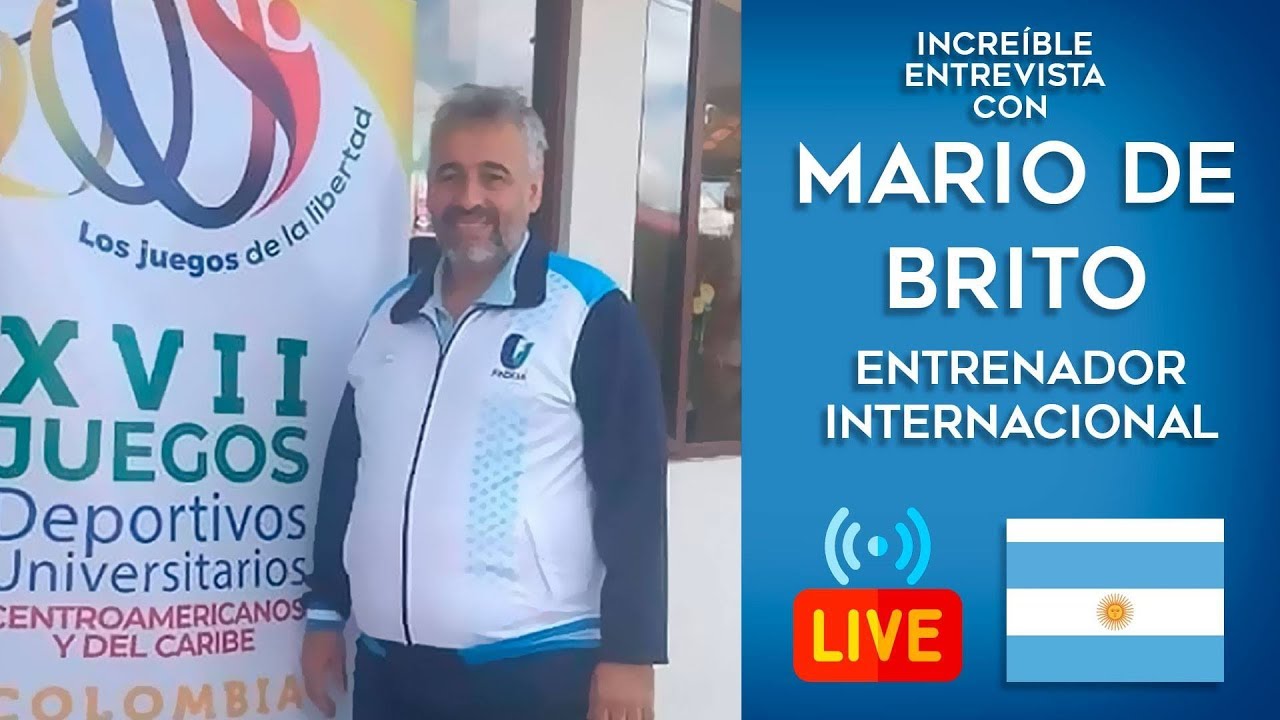 Mario de Brito / Entrenador Internacional #QuedateenCasa - YouTube
