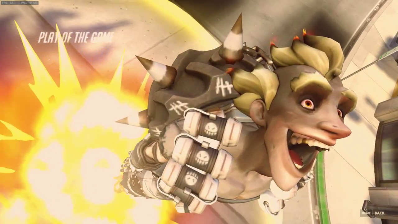 Junkrat Play of the Game POTG - Two Double Kills on Hollywood Highlight ...