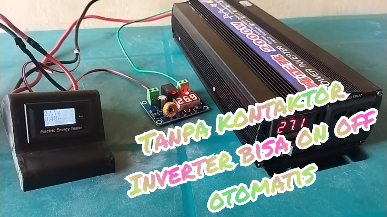 menghubungkan LVD dengan inverter tanpa perlu kontaktor / relay ...