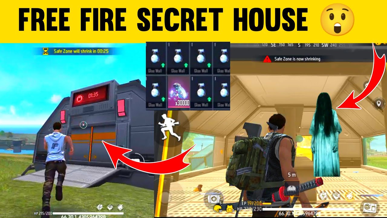 Free Fire Secret House 😲 - YouTube