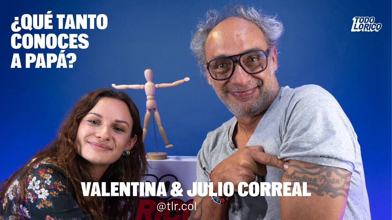 Julio Correal y Valentina Correal juagaron a ¿Qué tanto conoces a papá ...