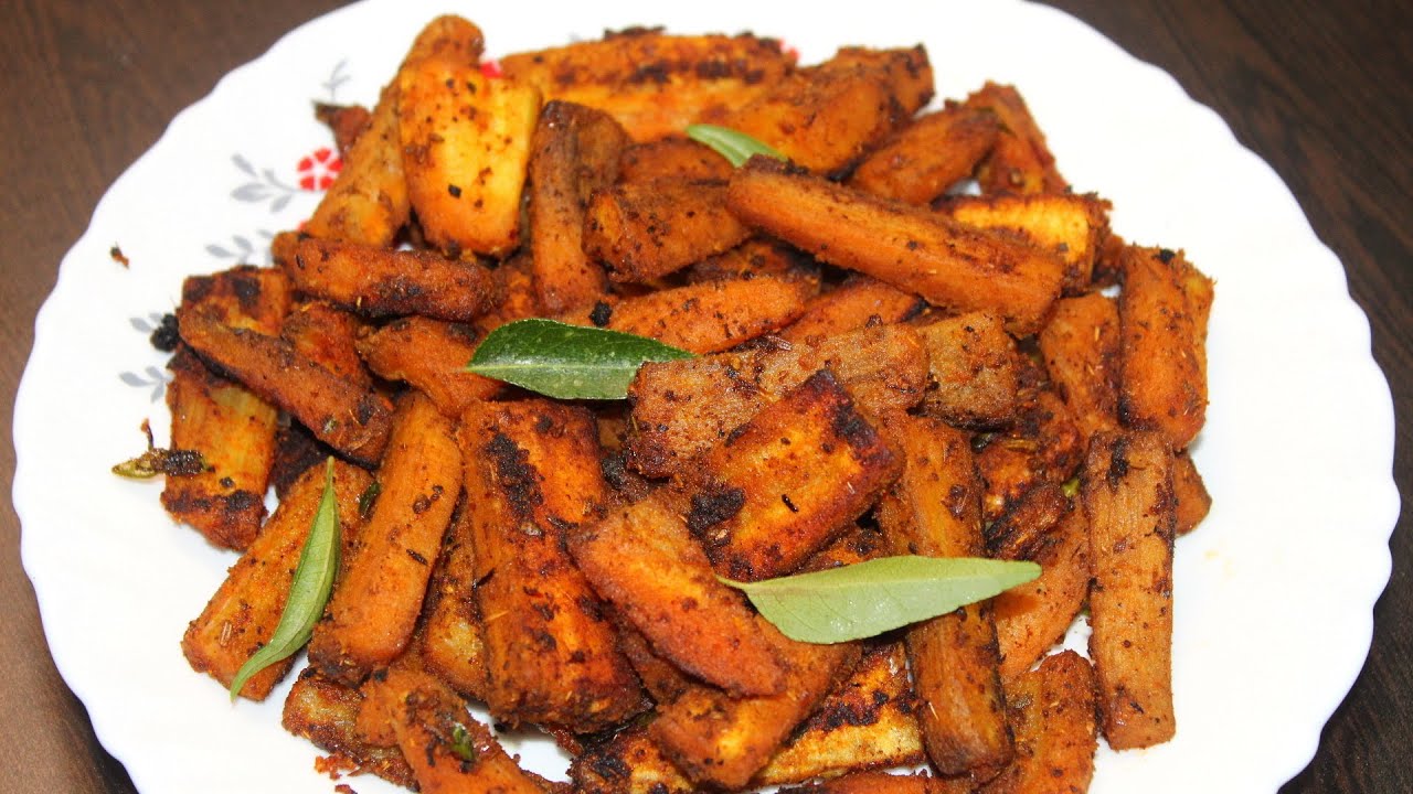 வாழைக்காய் வறுவல் | Valakkai Varuval Recipe In Tamil | Valakkai Fry ...