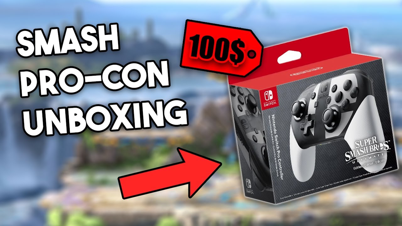 Unboxing SPECIAL 100$ Smash Designed Pro Controller | Smash Bros ...
