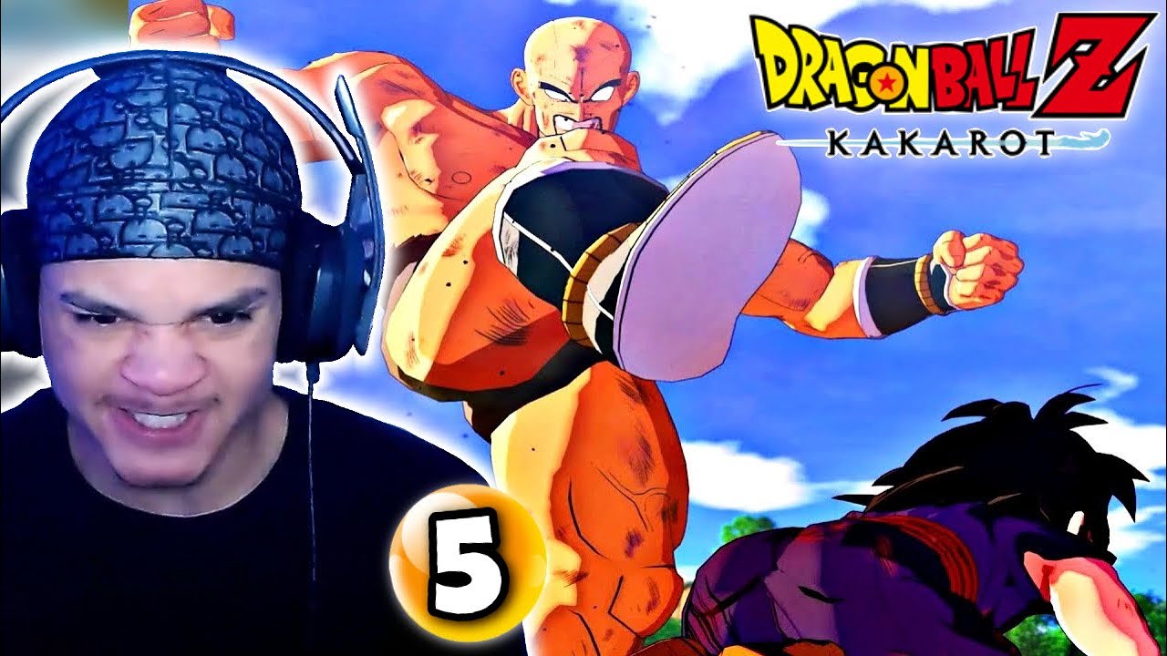 I PLAY MY FIRST DRAGON BALL GAME EVER | Nappa VS Z Fighters DBZ Kakarot ...