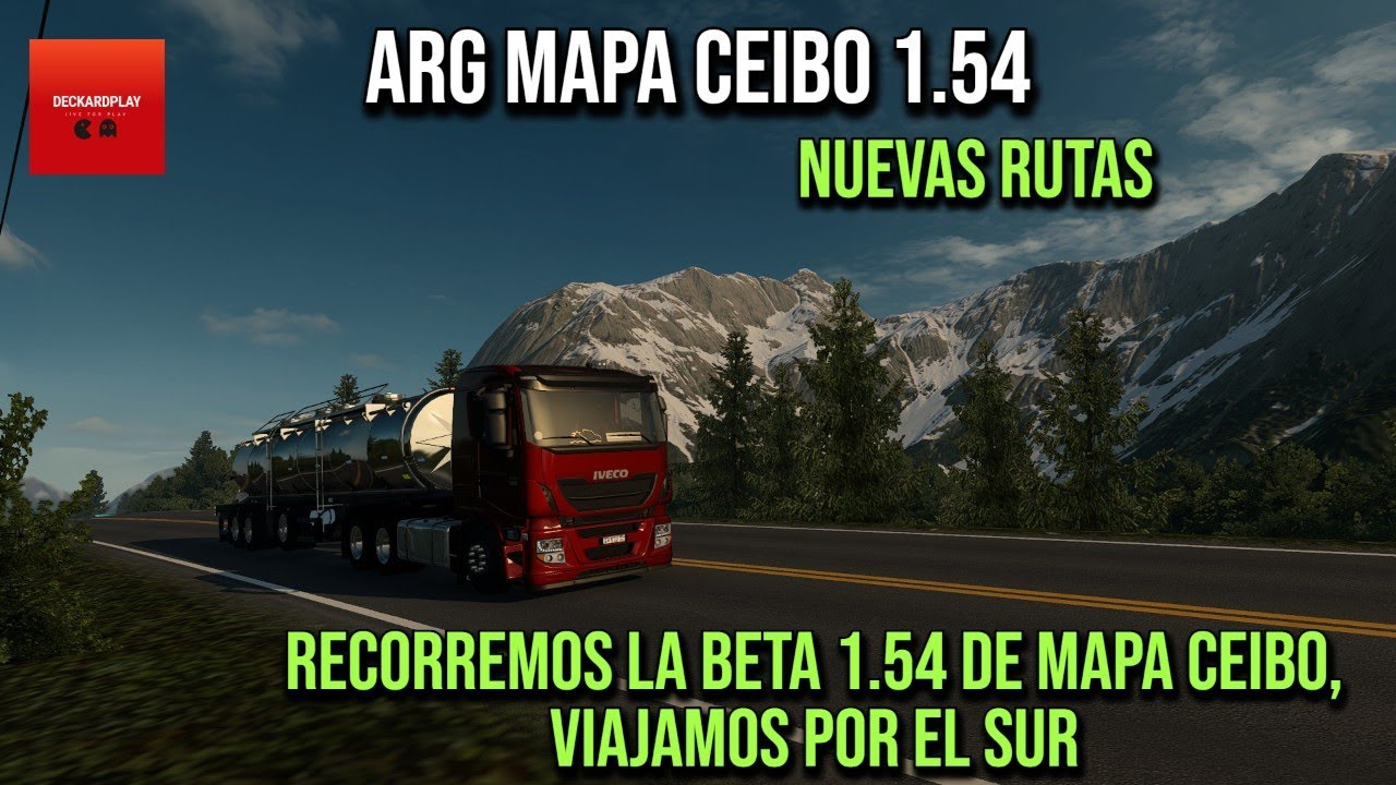 ARG MAPA CEIBO 1.54 - Recorremos la BETA del SUR - (Nuevas Rutas) - YouTube