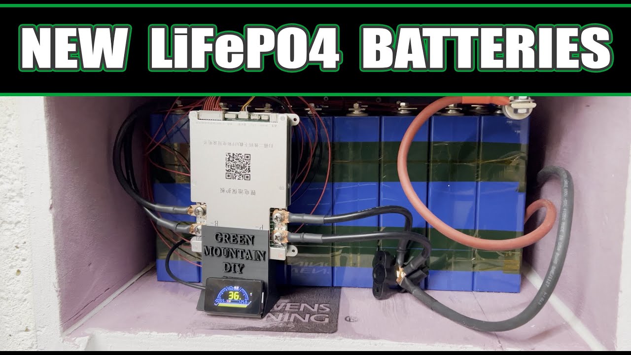 New LiFEPO4 Batteries in the OFF-Grid Shed! - YouTube