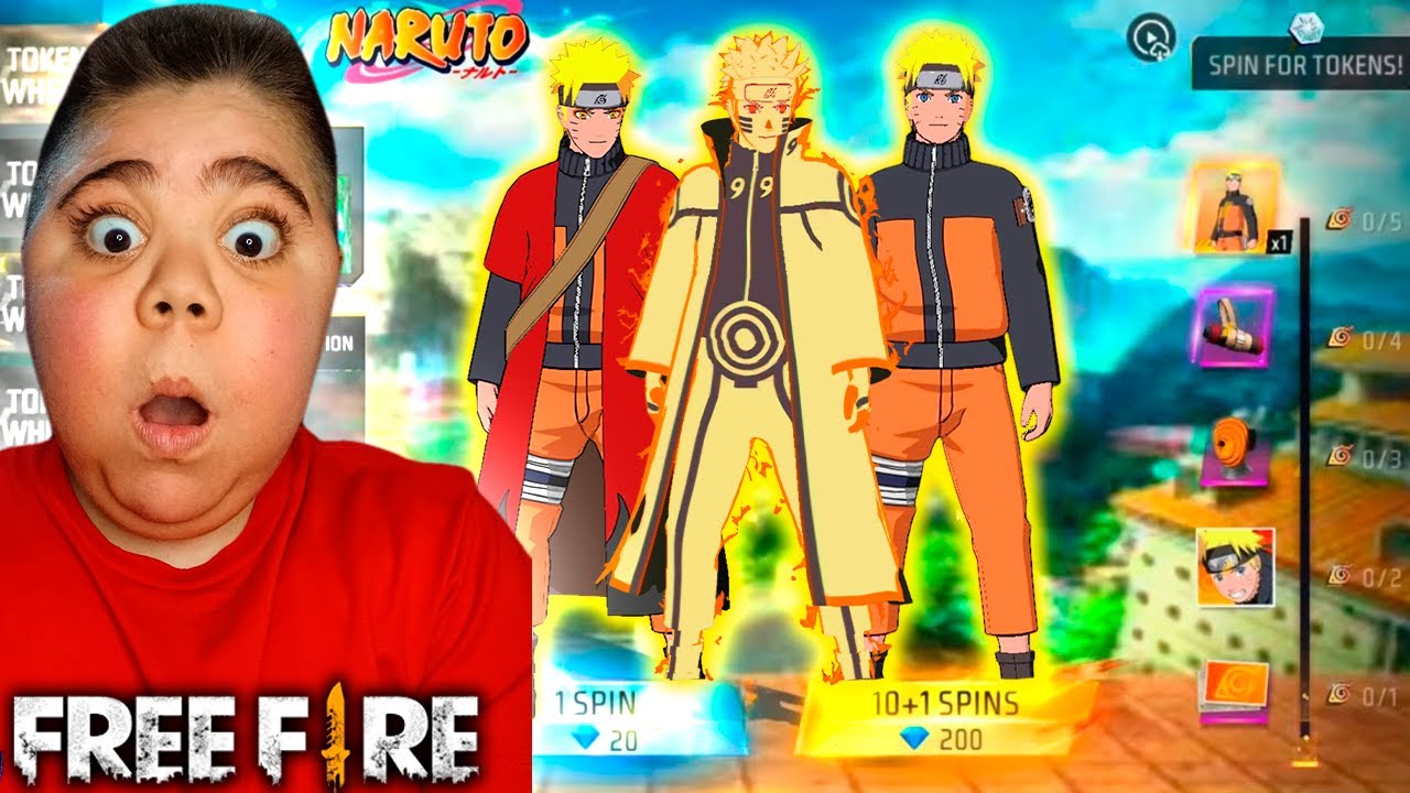 ¡ESTO GASTE PARA CONSEGUIR LA SKIN DE NARUTO X FREE FIRE!💸 * MUCHO ...