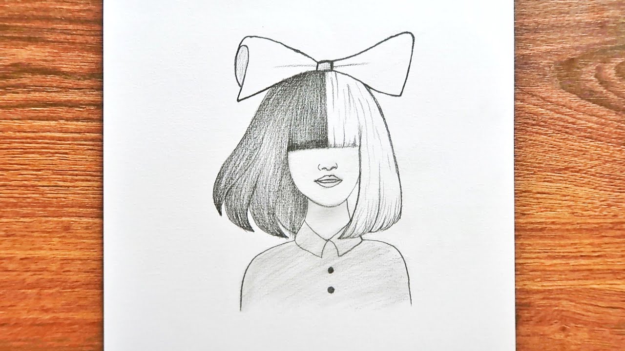 HOW TO DRAW BEAUTİFUL GİRL / Sketch Drawing / Sia Draw - YouTube