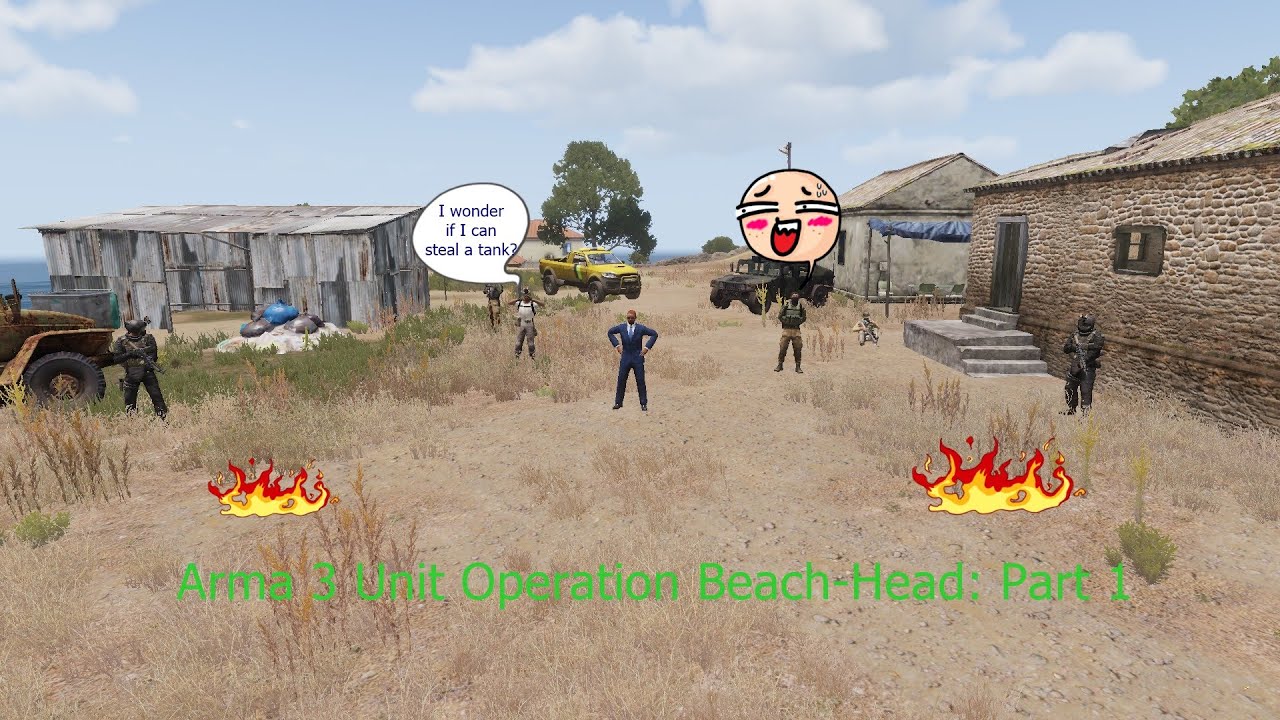 ARMA 3 Unit-Operation Beach Head: Part 1 - YouTube