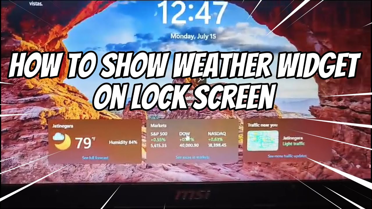 How to Show Weather Widget and More on Lock Screen Windows 11 - YouTube