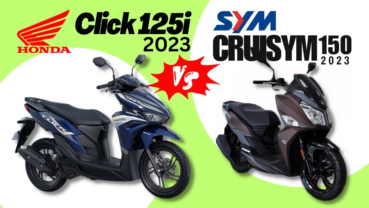 Honda Click 125i v3 vs SYM Cruisym 150 | Side by Side Comparison ...