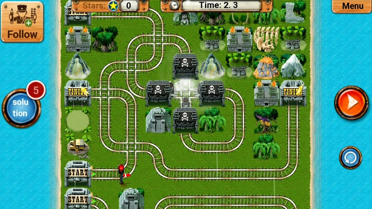 Train Track Maze 2 Long Train - Train Game - Android Gameplay #1471 ...