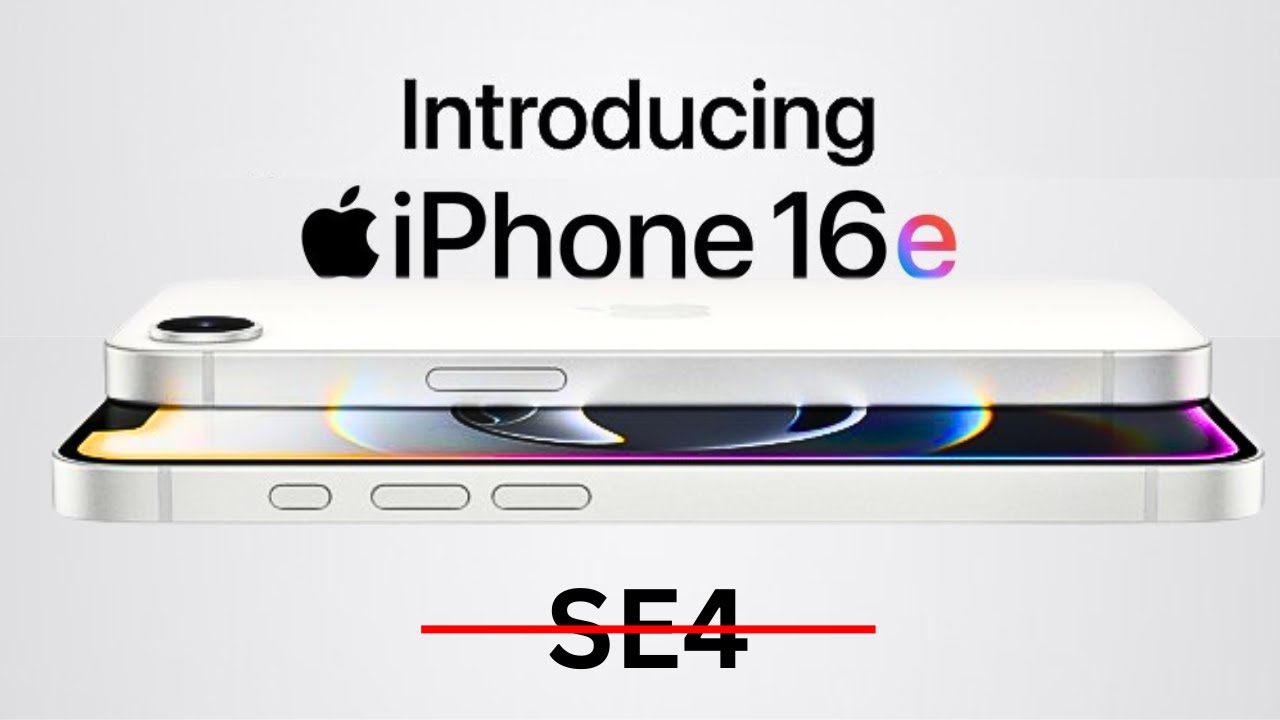 Introducing iPhone 16E - No More iPhone SE 4 This Time - YouTube