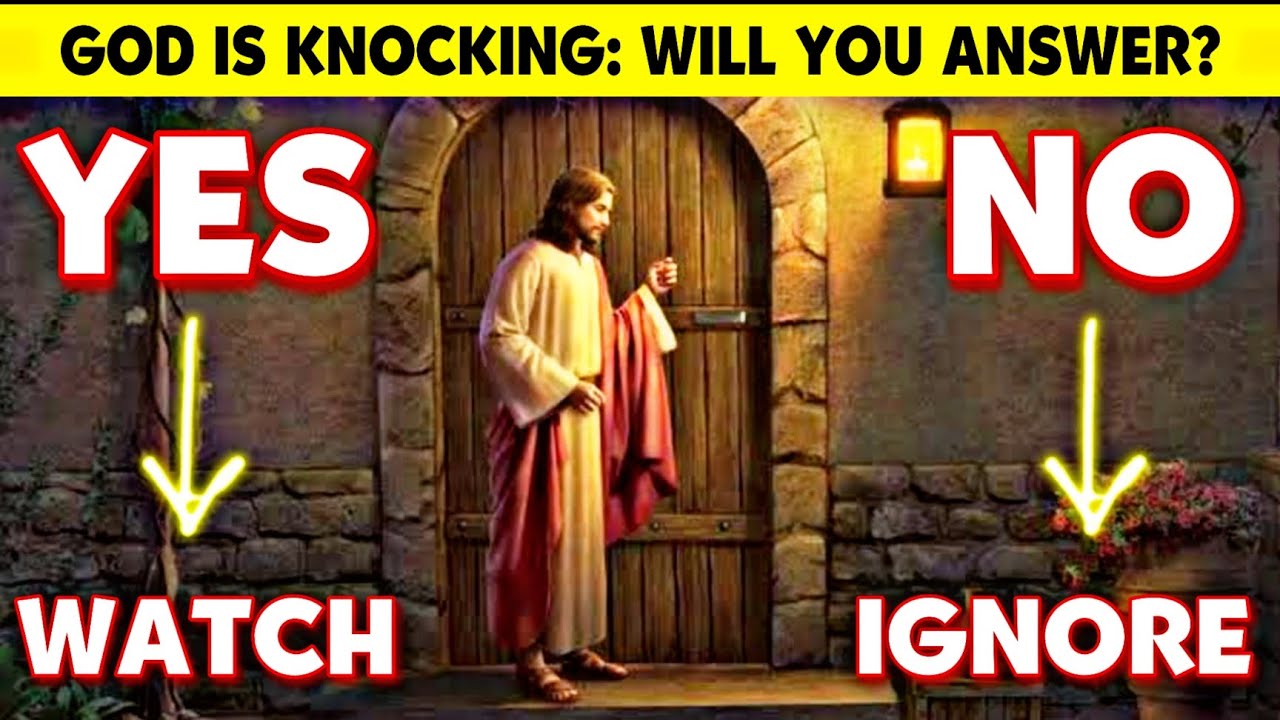 🙏God Message For You Today💯 | GOD IS KNOCKING AT YOUR DOOR👆 WILL YOU ...
