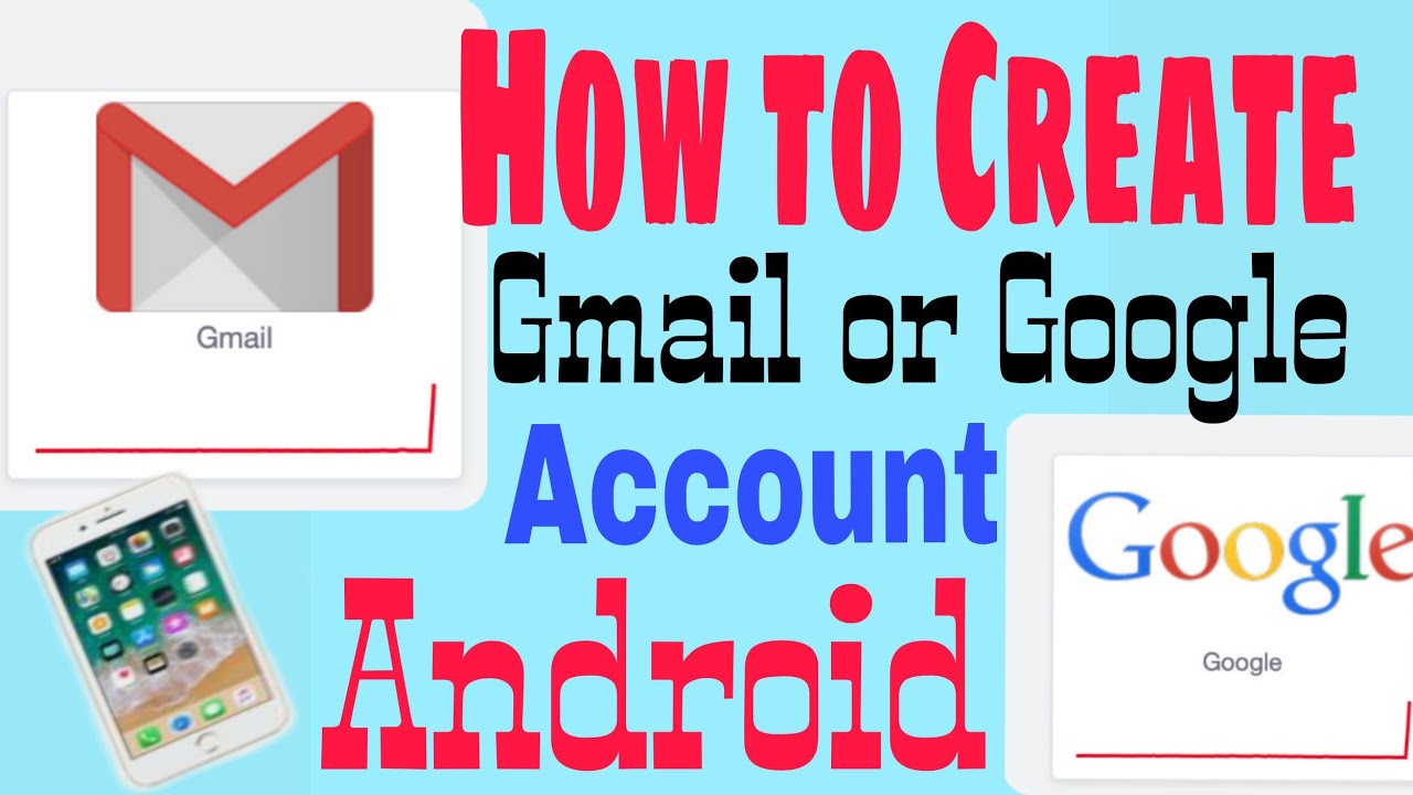 HOW TO CREATE Gmail/Google ACCOUNT Step by Step. - YouTube