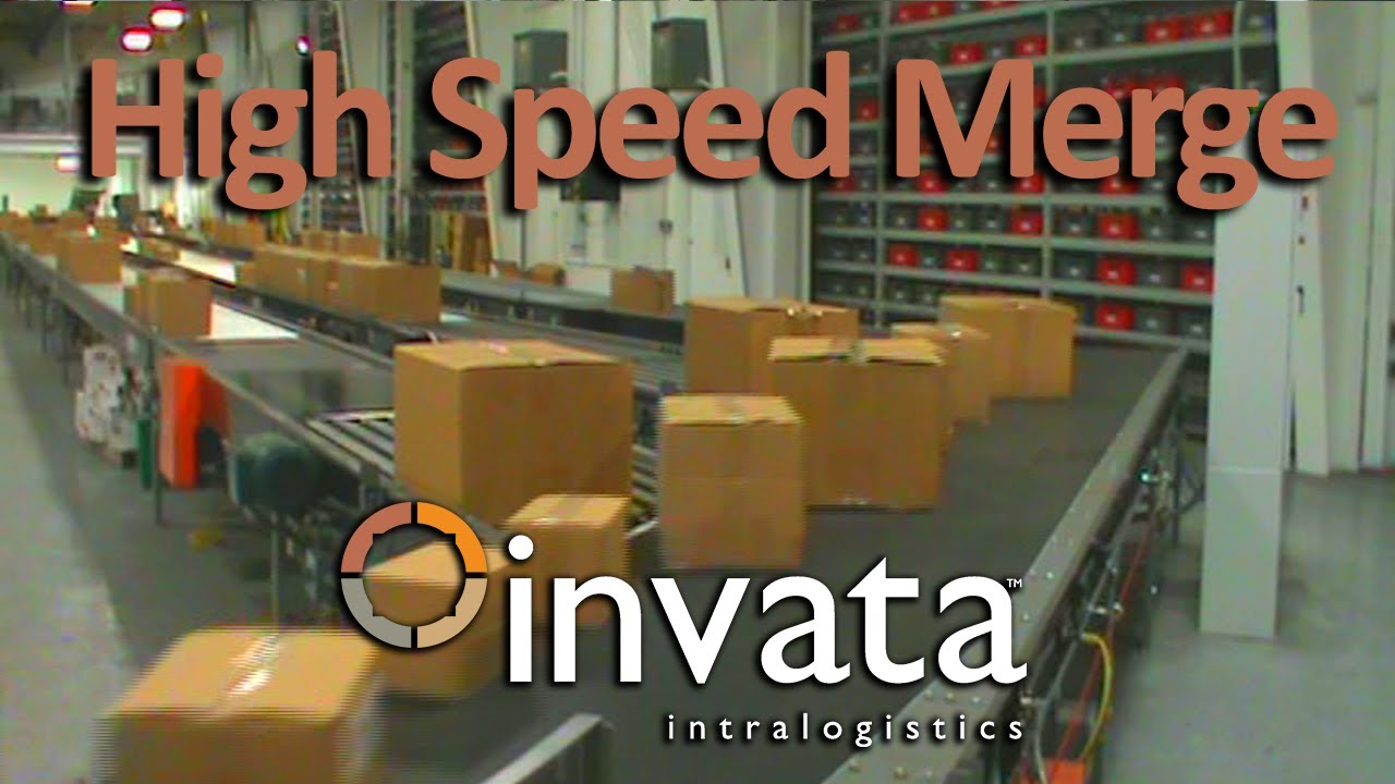Sawtooth Roller Merge | Invata Intralogistics - YouTube