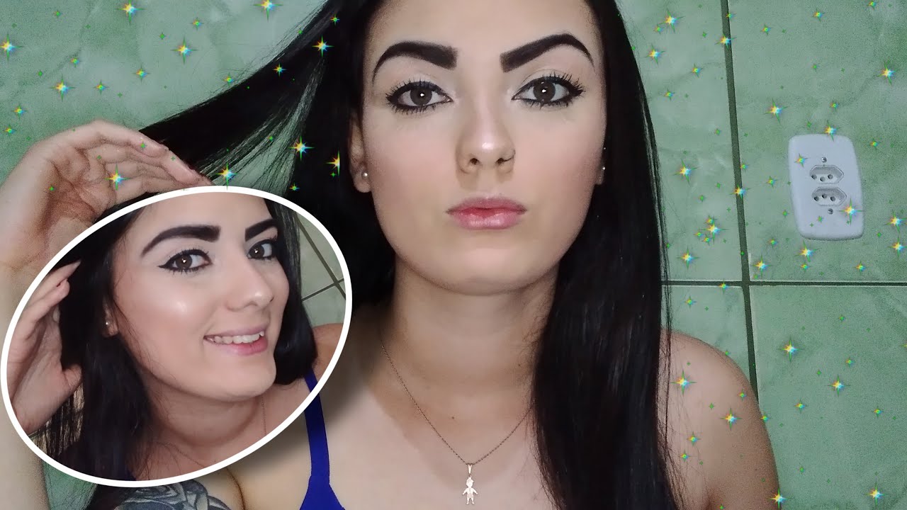 MAKE ILUMINADA + PELE COMPLETA |steeh gusson - YouTube