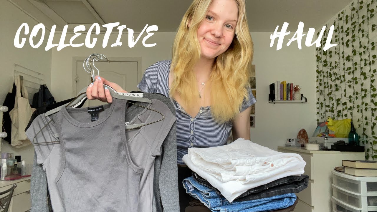 a collective clothing haul ☼ (try on) - YouTube