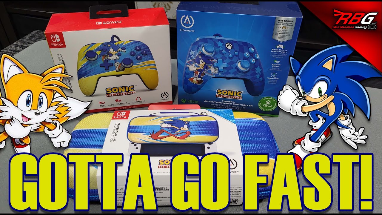 Unboxing PowerA Sonic the Hedgehog Xbox Controller & Nintendo Switch ...