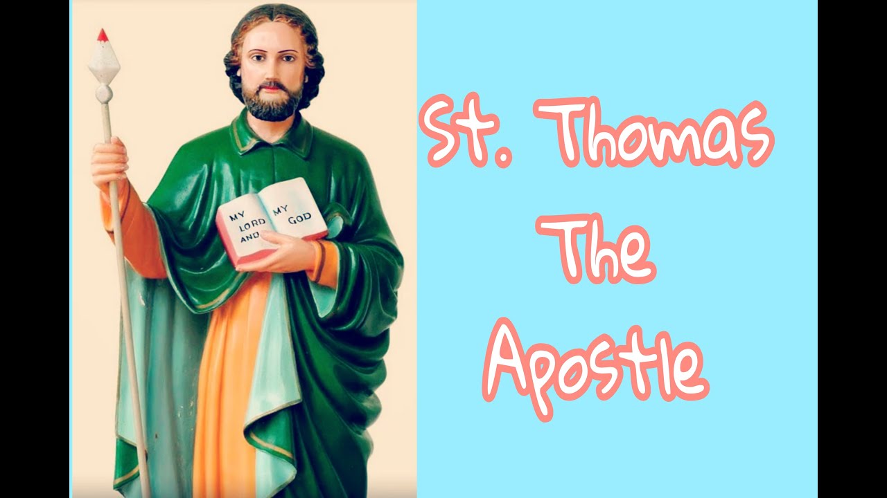 Prayer to St. Thomas the Apostle | Apostle of India | English | TFRCC ...