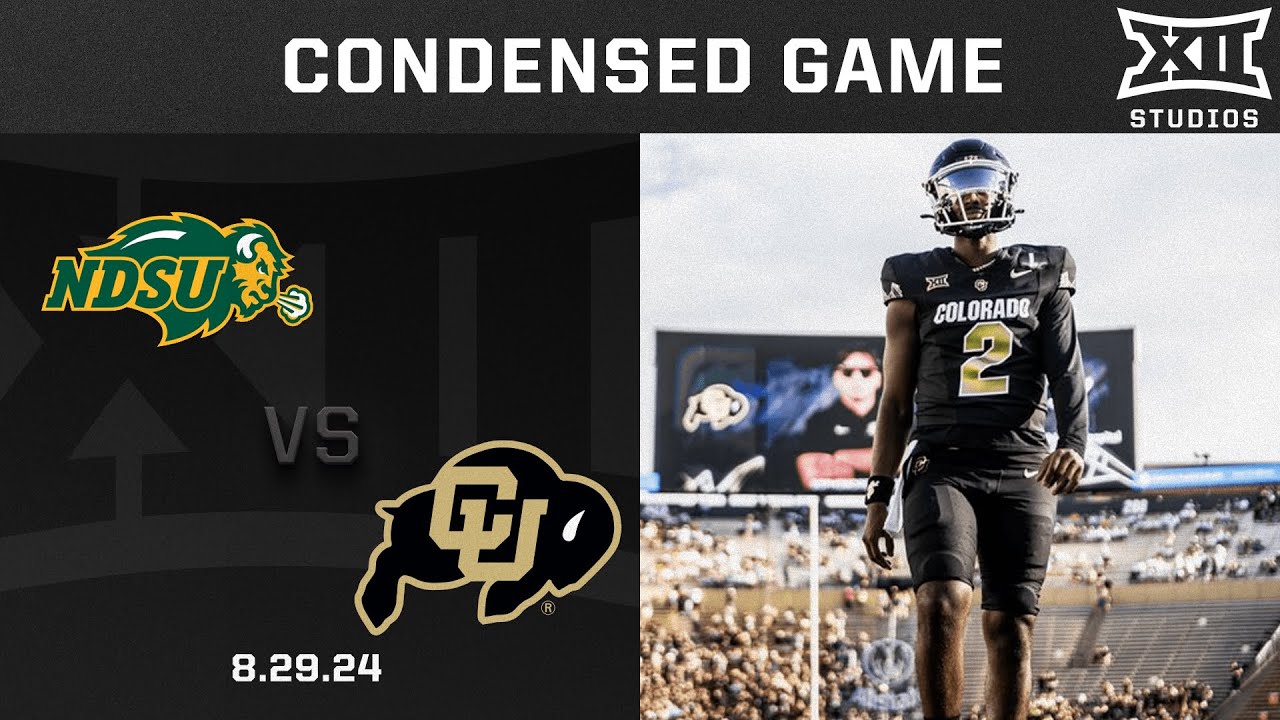North Dakota St. vs. Colorado Condensed Game | 2024 Big 12 Football ...
