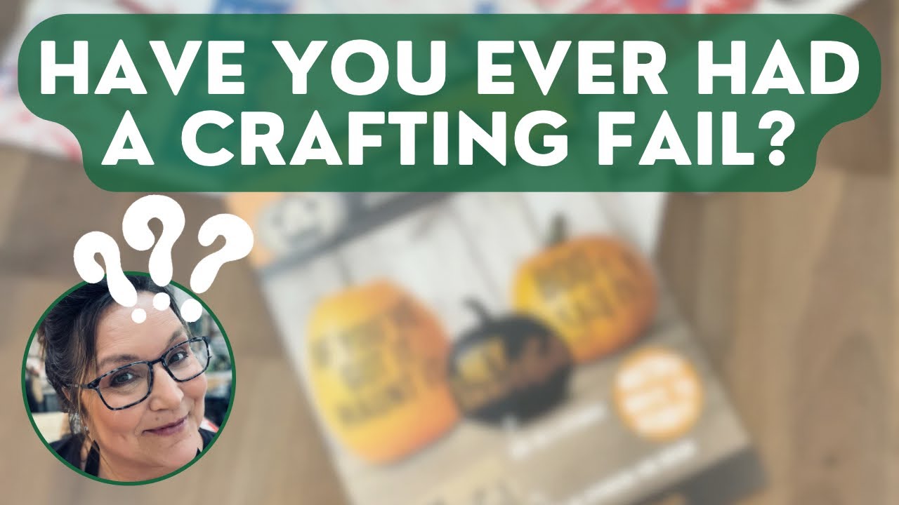 Crafting fail? No problem - YouTube