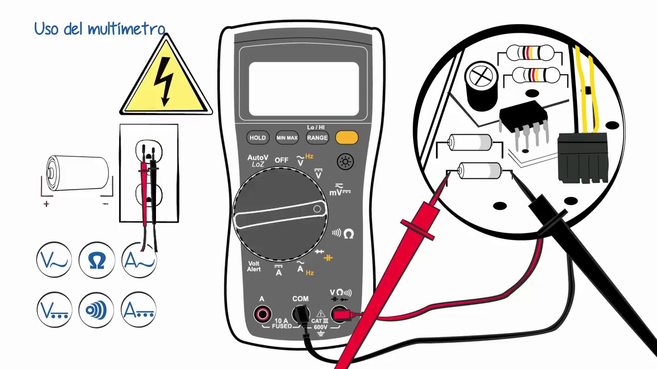 Uso correcto del Multitester - YouTube