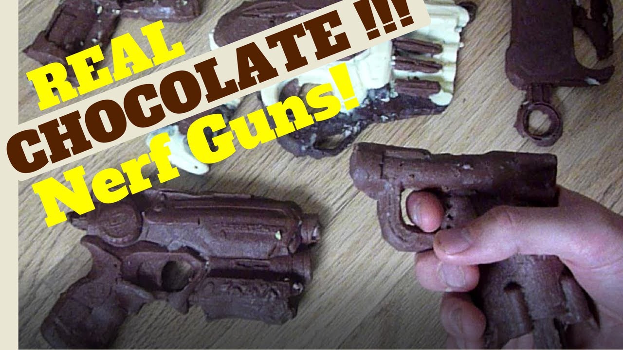DIY Chocolate Nerf Gun Arsenal: DIY Play Doh Chocolate Mould Nerf Hack ...