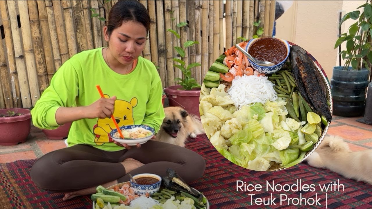 Yummy Food, Rice Noodles with Teuk Prohok | Fresh Chef - YouTube