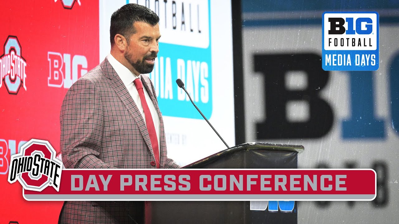 Ohio State HC Ryan Day Press Conference | 2024 B1G Football Media Days ...