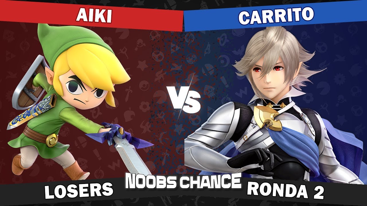 Noobs Chance SSBU 8° - Aiki (T.Link) vs Carrito (Corrin) - YouTube