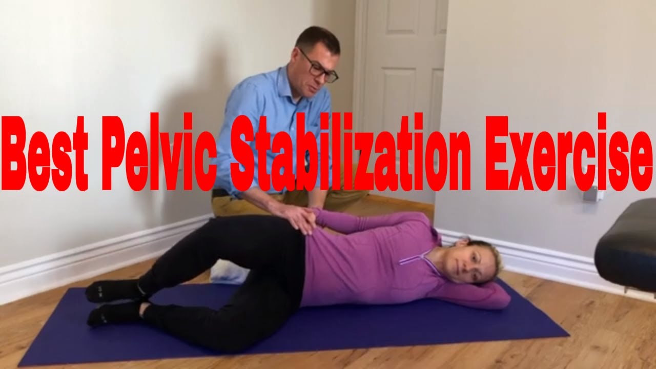 Clamshell exercise for helping lower back and pelvis issues - YouTube