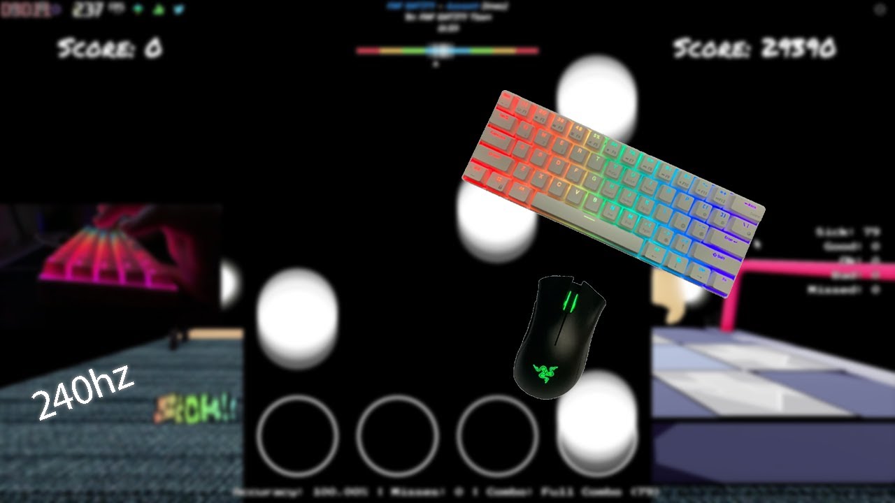 RK61 Keyboard ASMR Roblox Funky Friday FNF Entity 4 Songs Gameplay ...