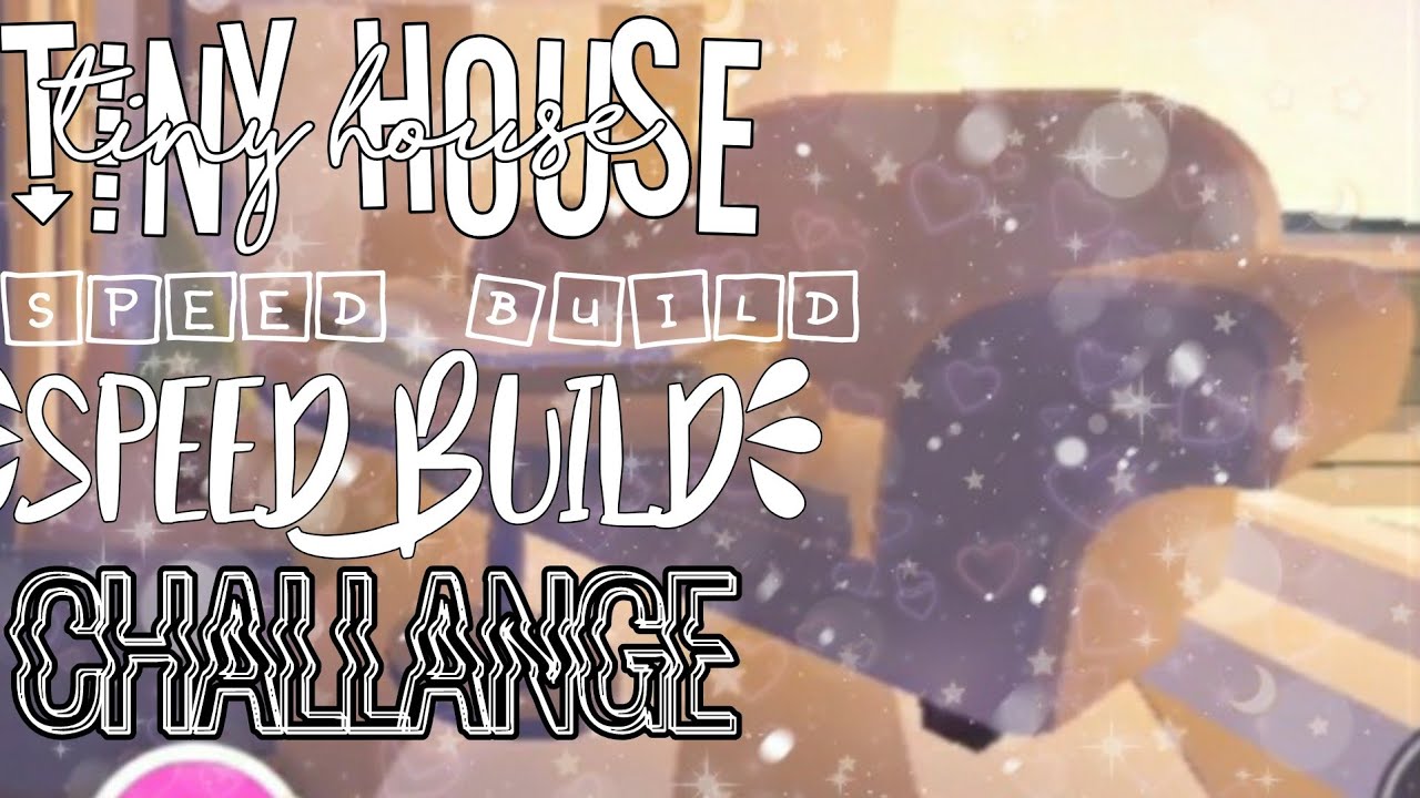 Tiny house speed build challange|Roblox |Adopt me|StaryAngelYT|(repost ...