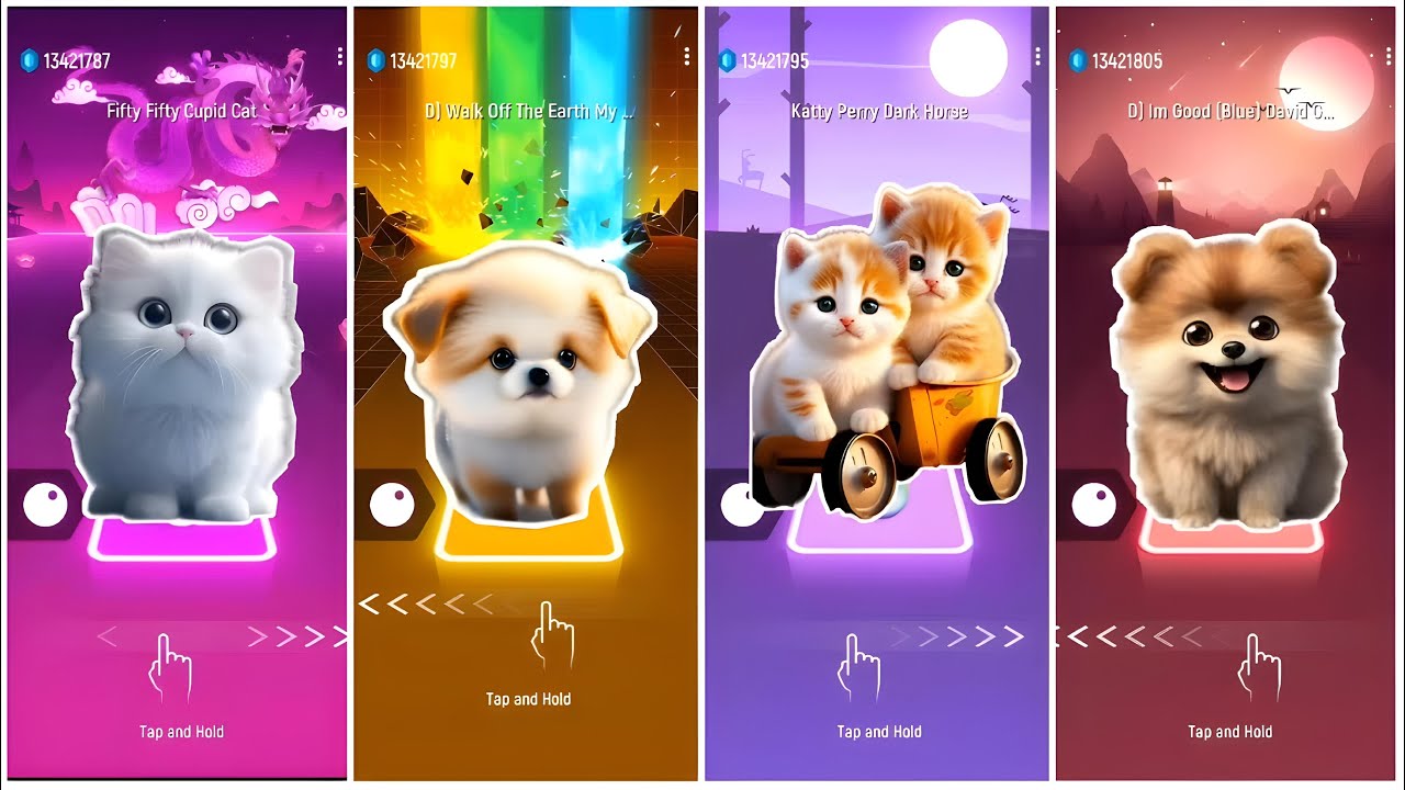 Cute Cat Bongo Dog Battle. Vol 50. Fifty-fifty Cupid X My Stupid Heart ...